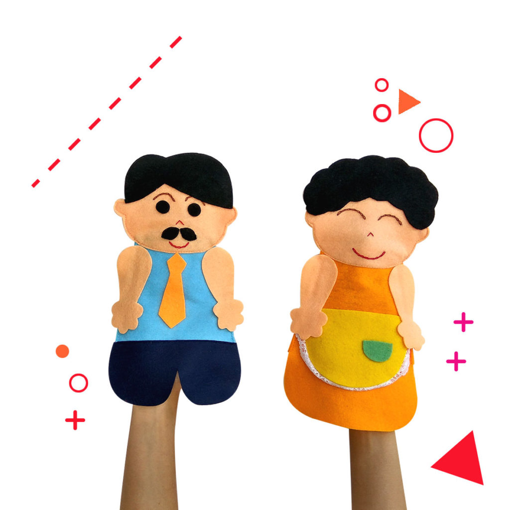 Visual Aid Hand Puppet Family – Precious One